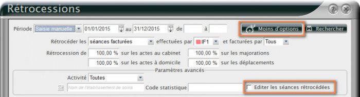 Rétrocessions : VEGA